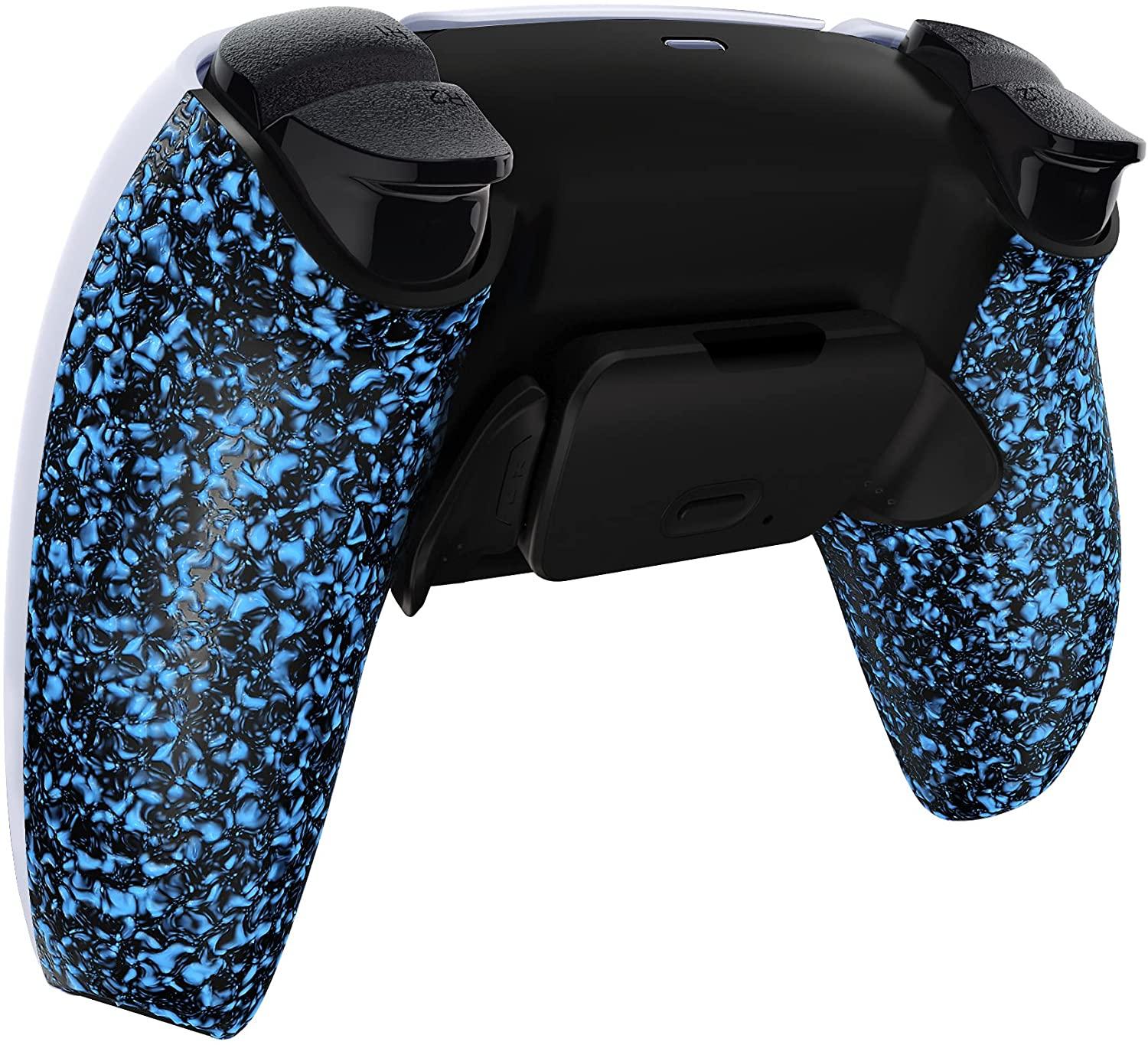 CARBXN | PS5 Pro Controller - Textured Blue Paddles